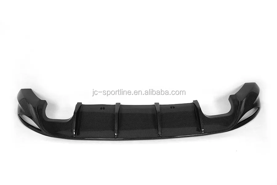 Newly Carbon Fiber Rear Bumper Diffuser For Vw Golf Vii 7 Mk7 Gti 2014 ...