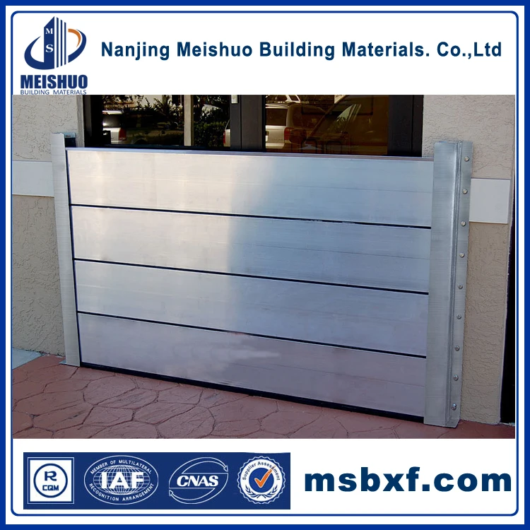 Modular Aluminum Stop Log For Flood Barrier System - Buy Aluminum Stop ...