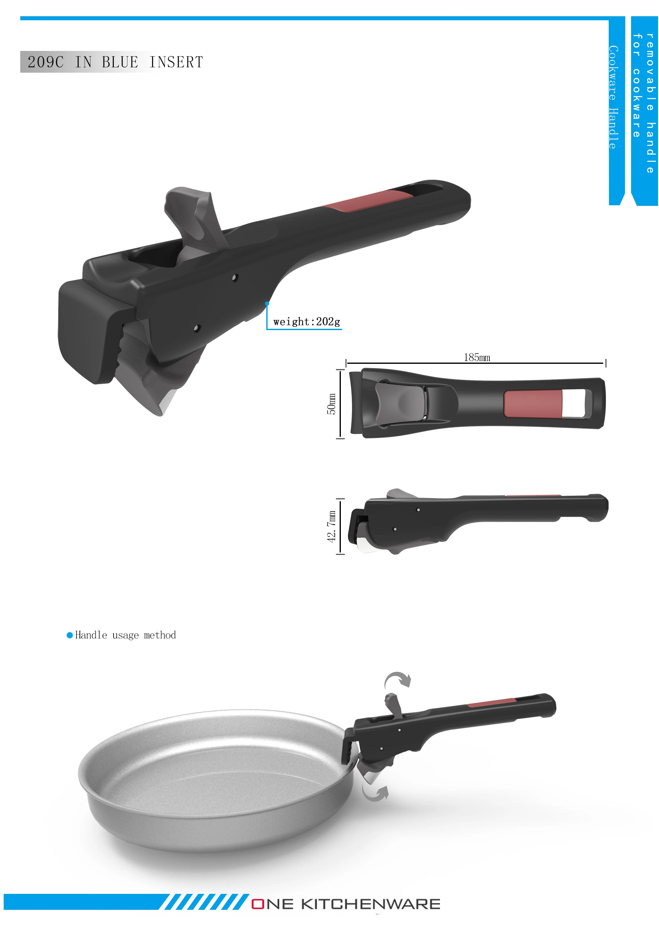 Removable Handle For Cookware (bakelite)detachable Handle For Cookware ...