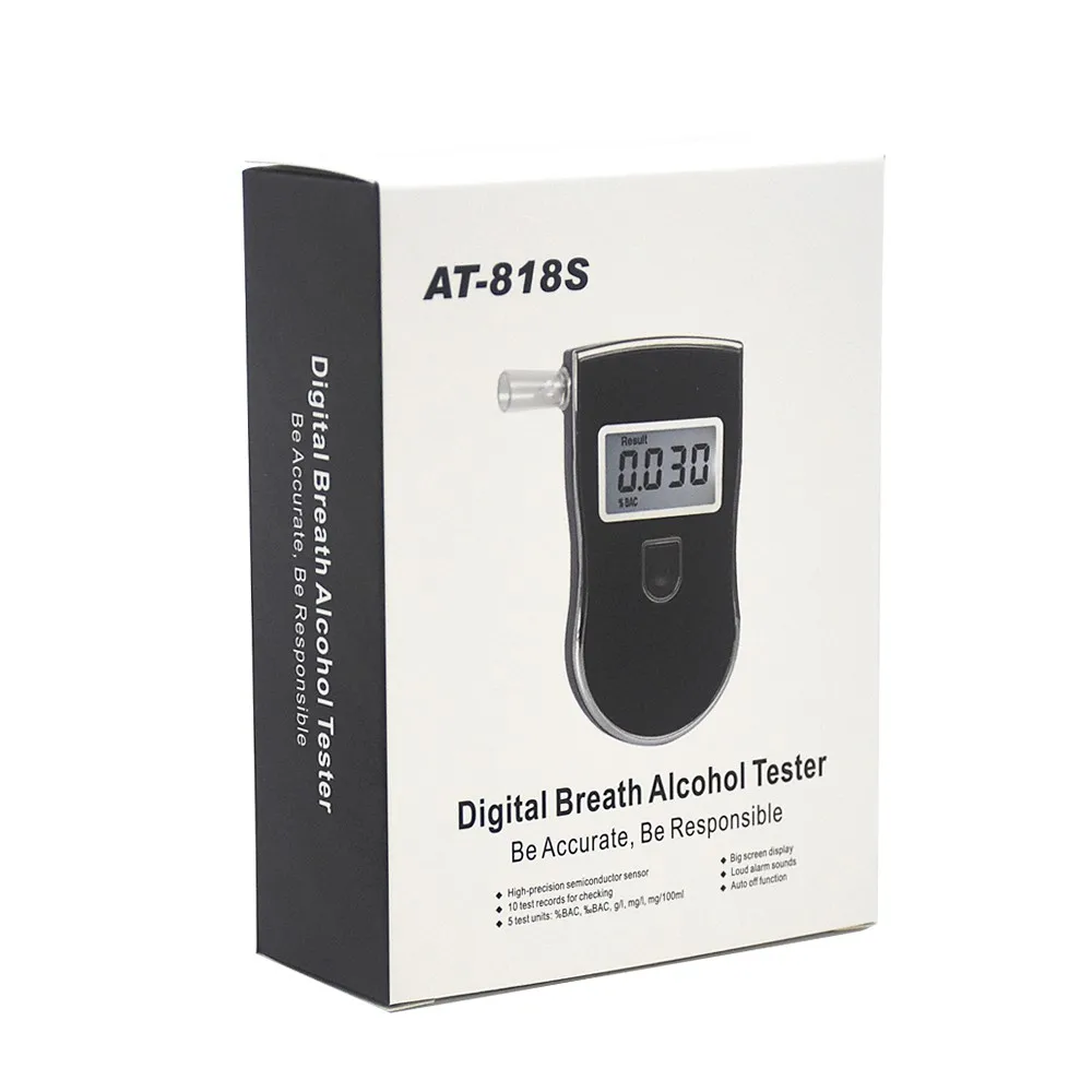 Personal Digital Breath Alcohol Tester Disposable Breathalyzer - Buy ...