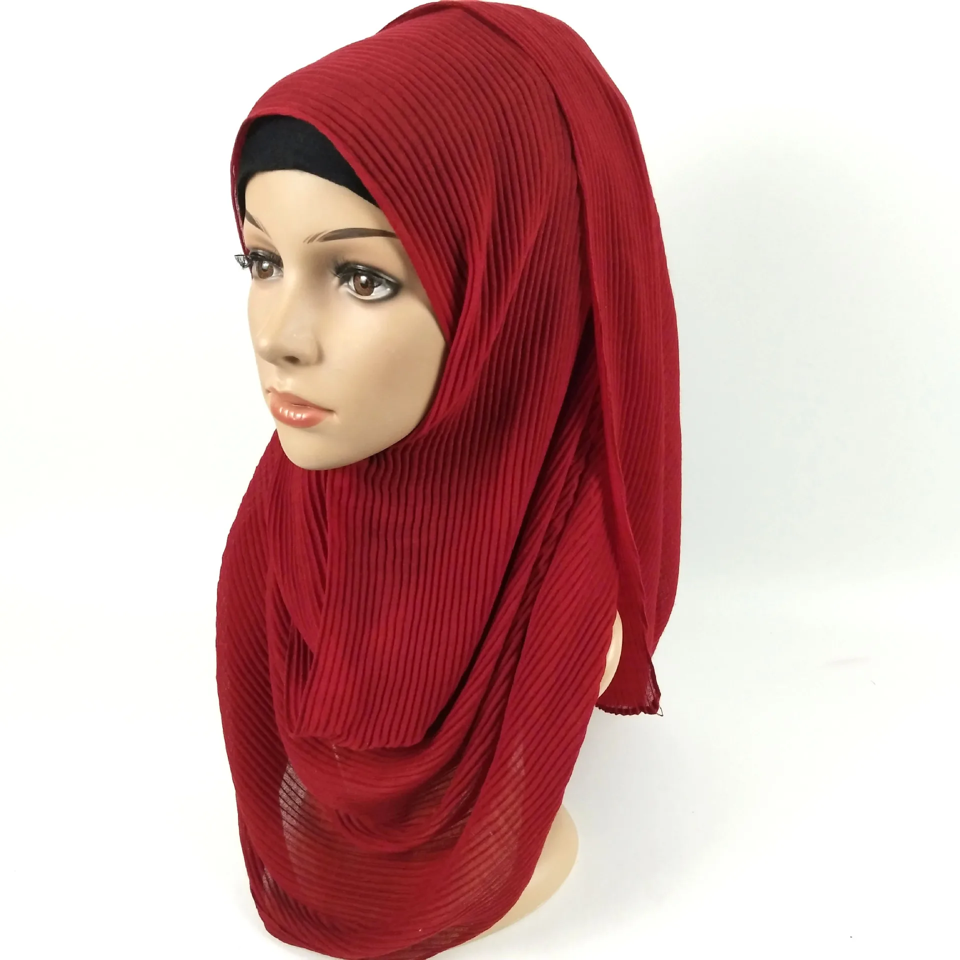 2019 Fashion Islamic Muslim Scarf Black Hijab - Buy Islamic Muslim ...