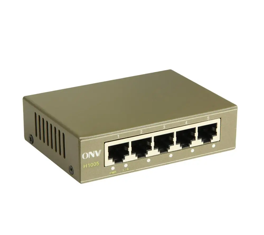 Factory Price 5 Port 10/100m Network Switch For Cctv Camera - Buy 5 ...