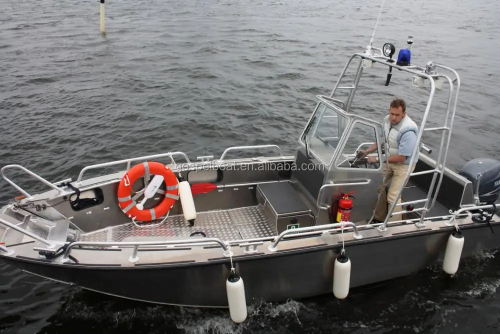 Gospel 8m Aluminum Landing Boat with Outboard Inbound Engine