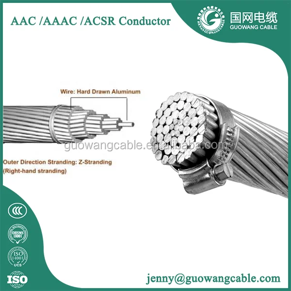 1kv Acsr Aac Aaac Acss Accc Aacsr Acar Opgw Bare Conductor Overhead ...