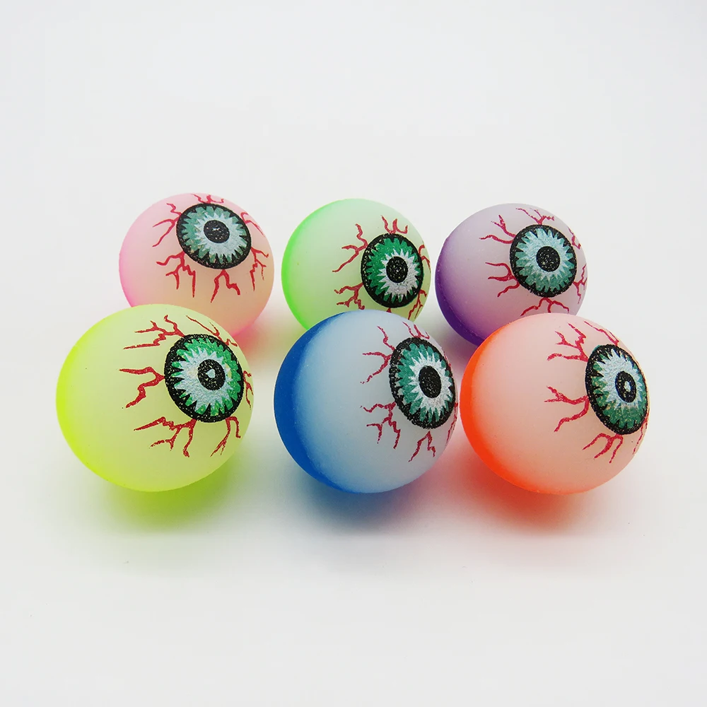 2019 Hot Sales Halloween Toy Eyeball Rubber Bouncing Ball 32mm For Kids ...