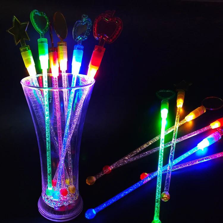 LED Light up Cocktail Drink Stirrer - Custom Plastic Swizzle Stick