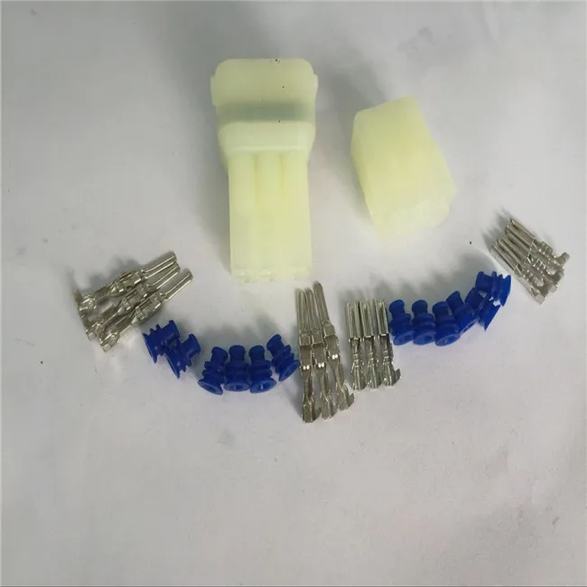 Pa66 4 Pins Electrical Connector Housing 6180-4181 6187-4441 Cable ...