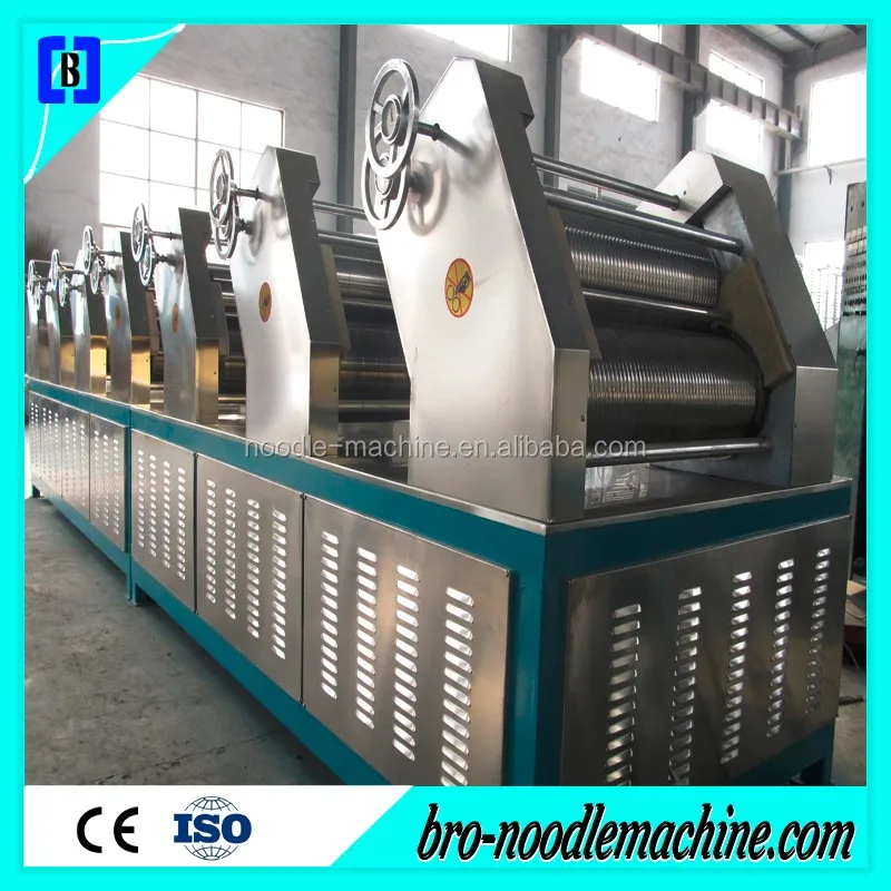 Continuous Noodle Rollers Pressing Machine For Fried Instant Noodle ...