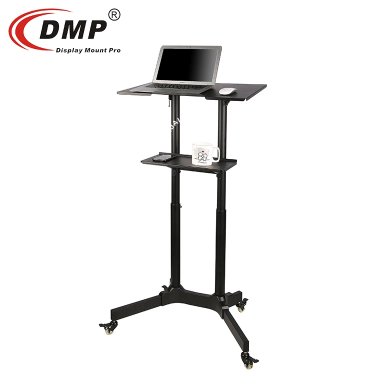 Pneumatic Height Adjustable Rolling Mobile Workstation