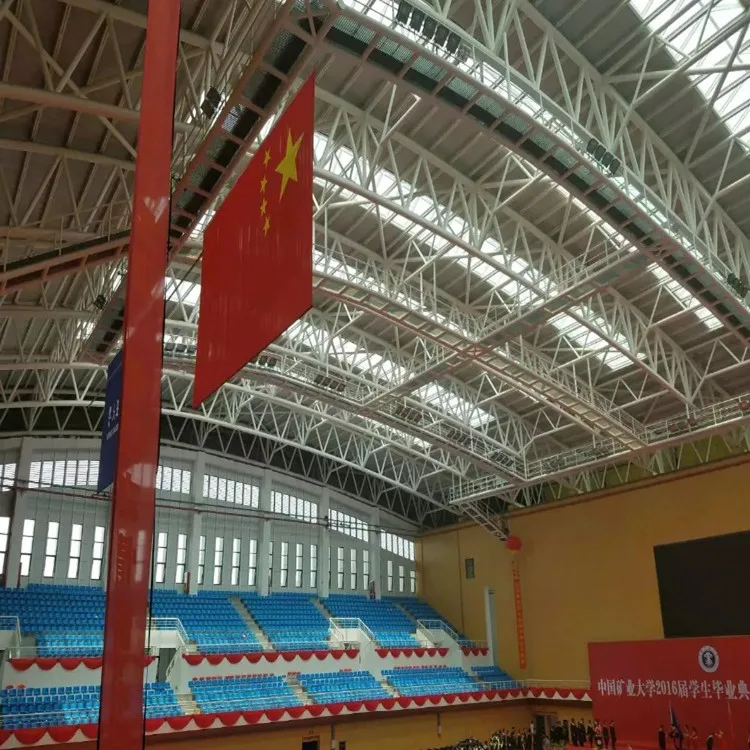 Sports Hall Structure with Steel Truss Roofing Construction