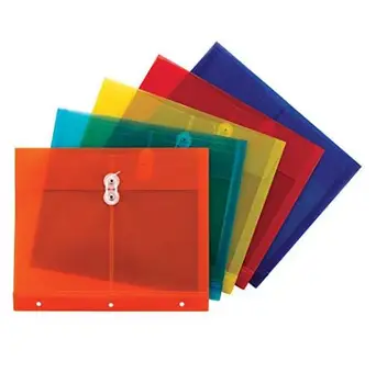 Project Envelope Expanding Plastic File Folder String-tie Closure Side ...