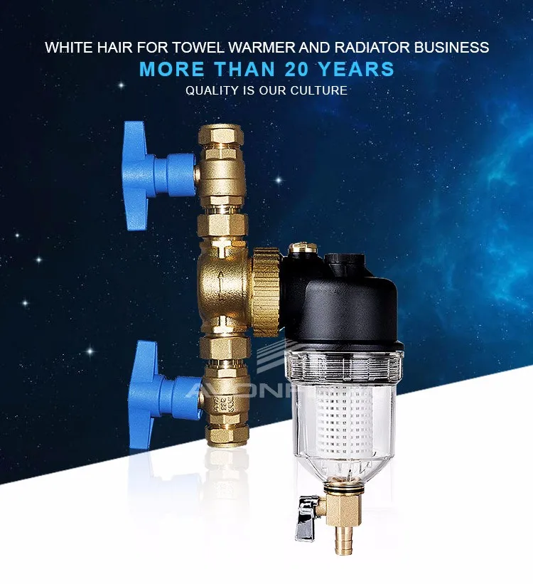 Voda Magnetic Water Filter For Towel Warmer Central Heating Boiler ...