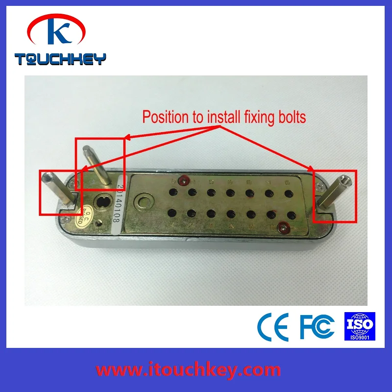 Machinery Push Button Keypad Code Lock Security Keyless Glass Door Code ...