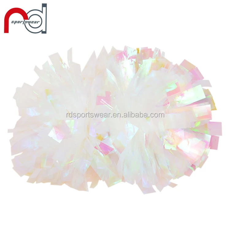 Holographic Pink Cheering Squad Spirited Cheerleading Kit Cheer Pom ...