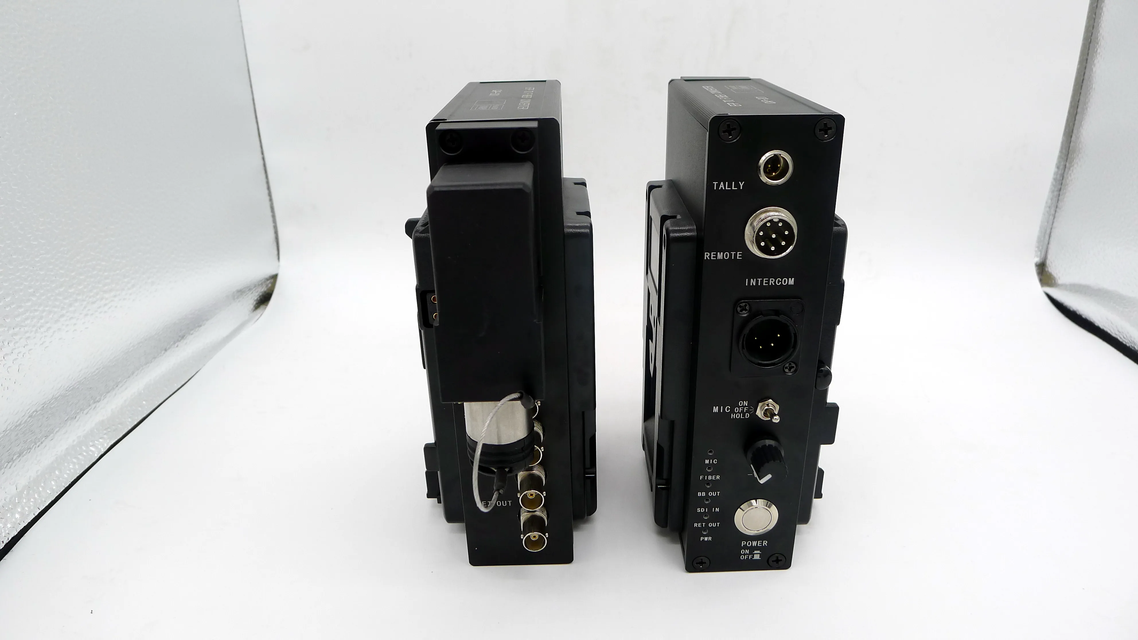 Fiber Optical Camcorder Converter with SMPTE 3K.93C Connectors