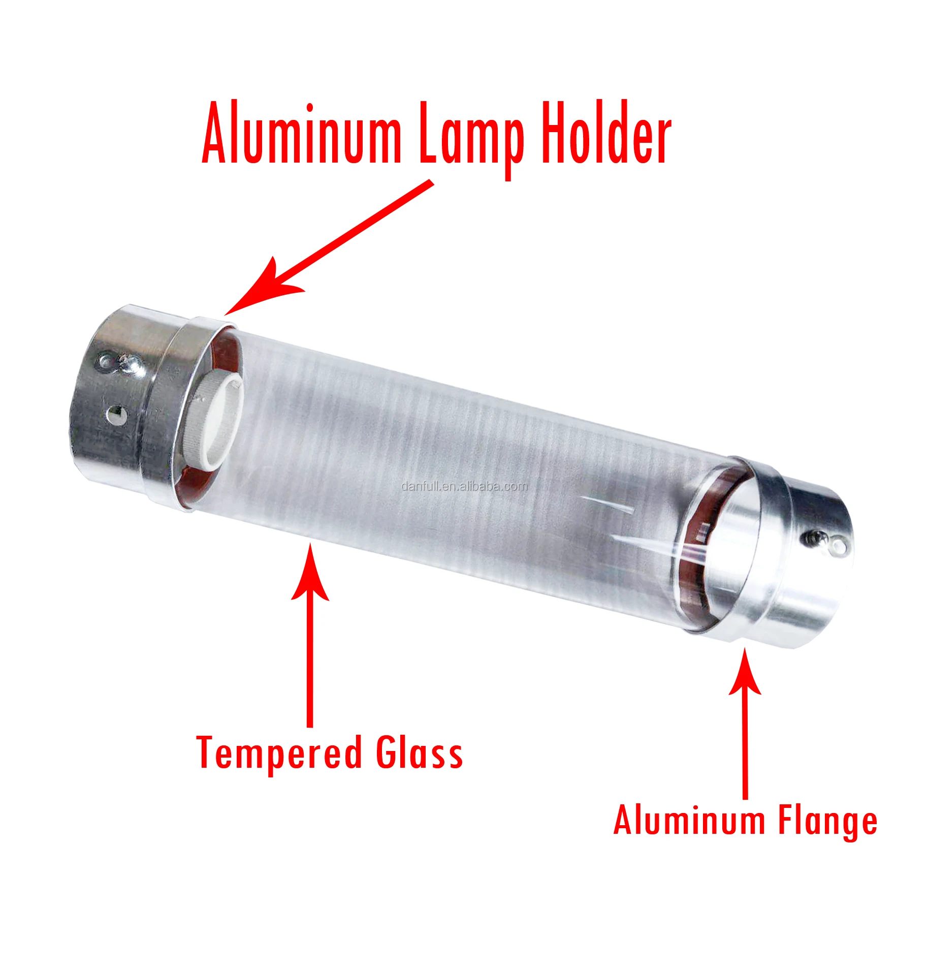 Hot Sale 6" Cool Tube Without Wing Reflector,Used For Grow Light - Buy ...