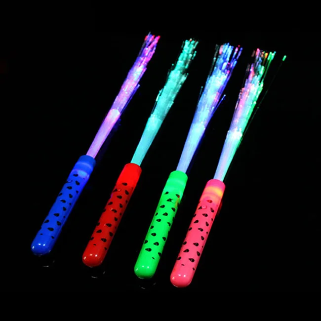 Party Decoration Led Flashing Light Up Fiber Optic Stick - Buy Led ...