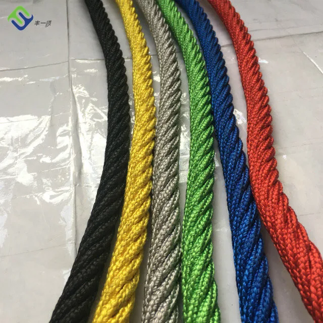 6 Strand Pp/polyester Combination Rope 16mm For Fitness Equipment - Buy ...