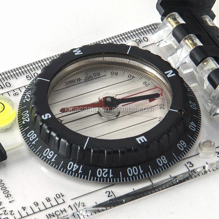 High Precision Map Drawing Measuring Compass for Hiking