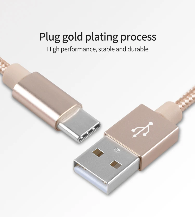 Wholesale High Quality Nylon Braided Micro Usb Cable For Iphone ...