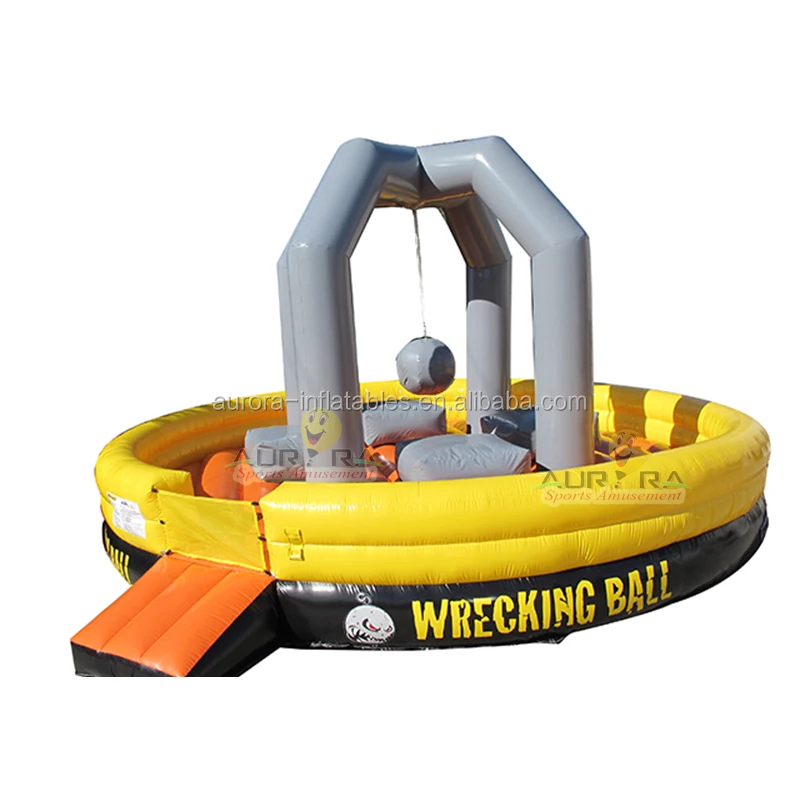Inflatable Human Demolition Zone Inflatable Wrecking Ball Game Human ...