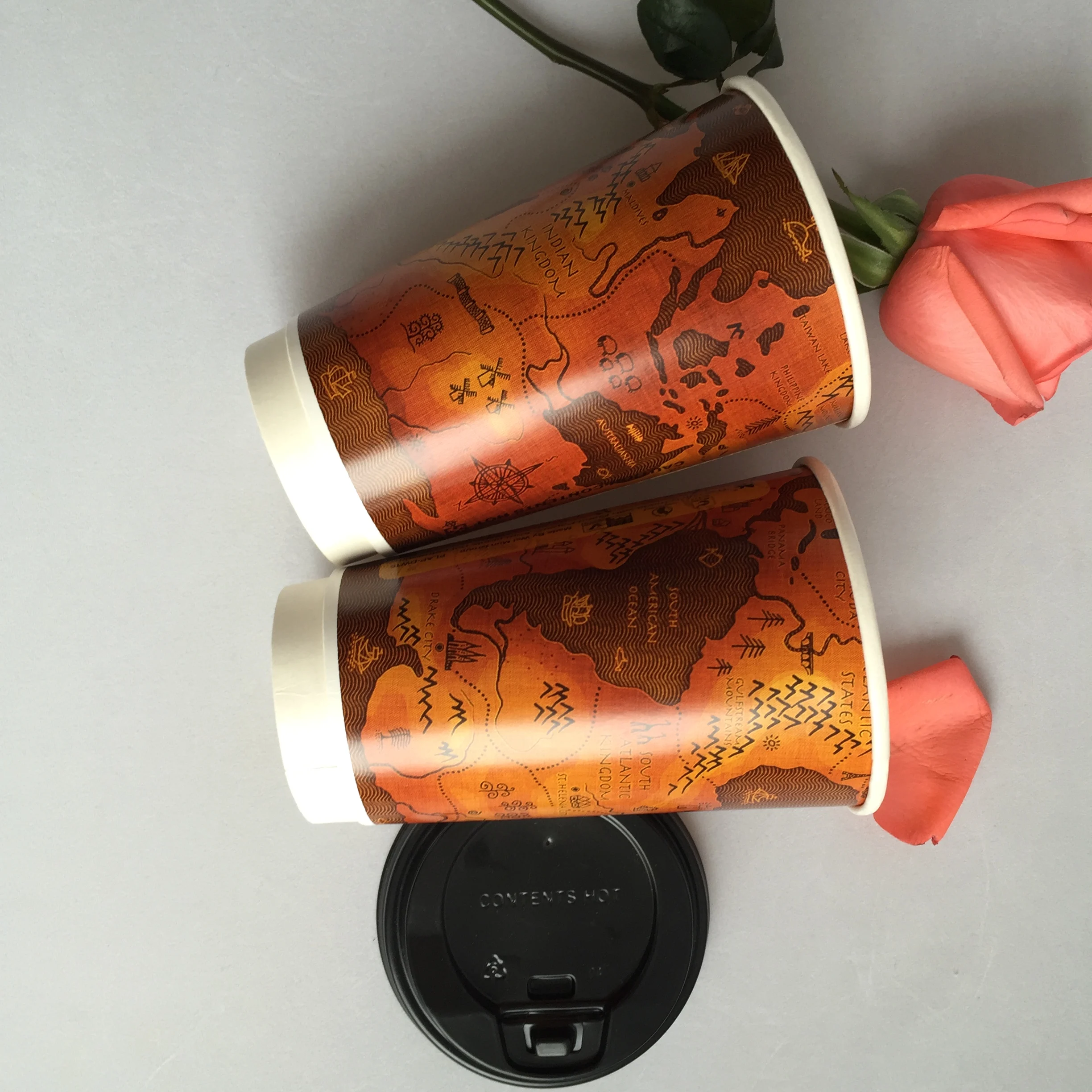 Customized Cardboard Hot Paper Coffee Cups And Lid Buy Coffee Cups customized-cardboard-hot-paper-coffee-cups-and-lid-buy-coffee-cups