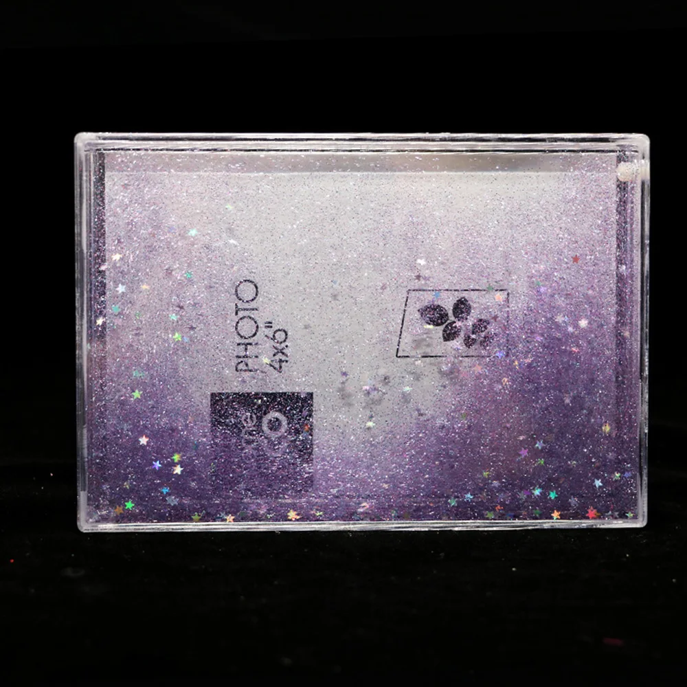4x6inch Glitter Liquid Photo Picture Frame - Wedding Frames