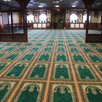 Wholesale Mosque Carpet Prayer Carpet Rug,Green Color Mosque Carpet ...