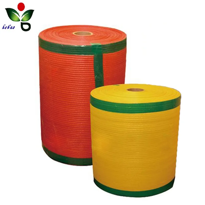 PE Knitted Plastic Raschel Mesh Bag Roll for Packaging