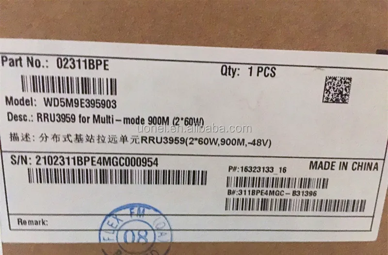 Best discount WD5MERUAC3D-KUNLUN 02311BBL RRU3959 RRU 3959-1800 RRU3959 ...