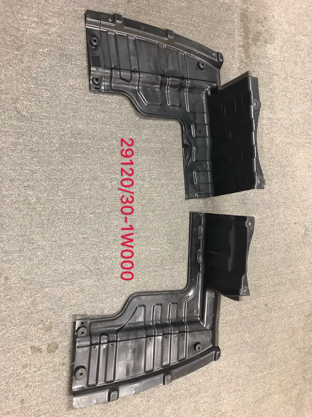 FOR 2012 2013 RIO ENGINE UNDER COVER 29120-1W000 29130-1W000