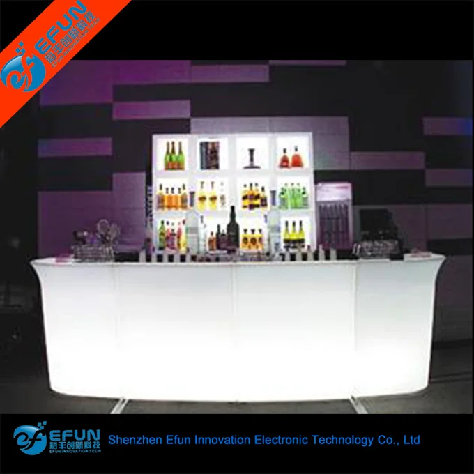 Portable LED Bar Lighting - RGB Color Changing Outdoor Bar Counter ...