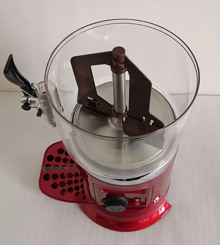 110/220v Red 5l Hot Chocolate Dispenser Machine Chocolate Milk Juice ...
