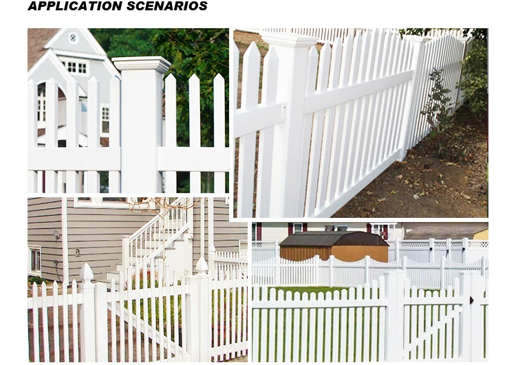 ECO FRIENDLY Vinyl Fence - Perfect for Garden Decoration