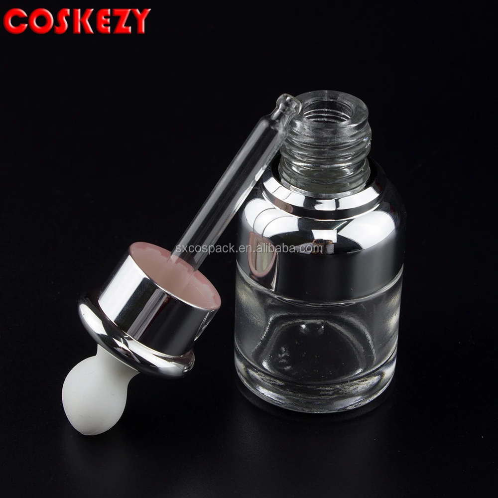 Wholesale 20ml 30ml 50ml Cosmetic Dropper Packaging,White Rubber ...