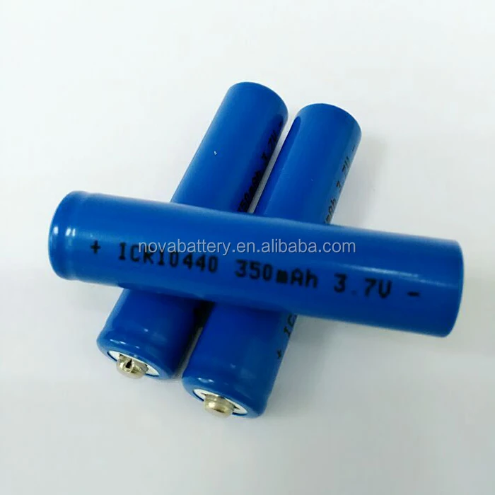 Aaa 크기 10440 리튬 배터리 Icr10440 3.7v 350mah 리튬 이온 배터리 - Buy 리튬 배터리 ...