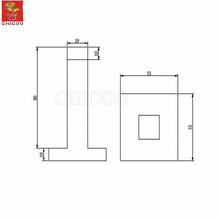 Long Contemporary Square Door Stops With Square Base Door Stop - Buy ...