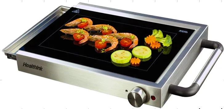 High Quality Stainless Steel Handle Electric Bbq Glass Grill - Buy ...