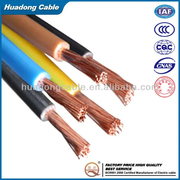 Insulated Cable 60mm2 16mm2 6mm2 2.5mm2 Pvc 105deg Hiv Cable - Buy Hiv ...