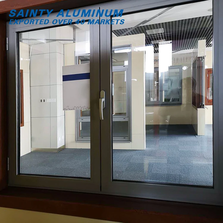 Wholesale Aluminum Double Glazed Swing Window for Civil Using with ...