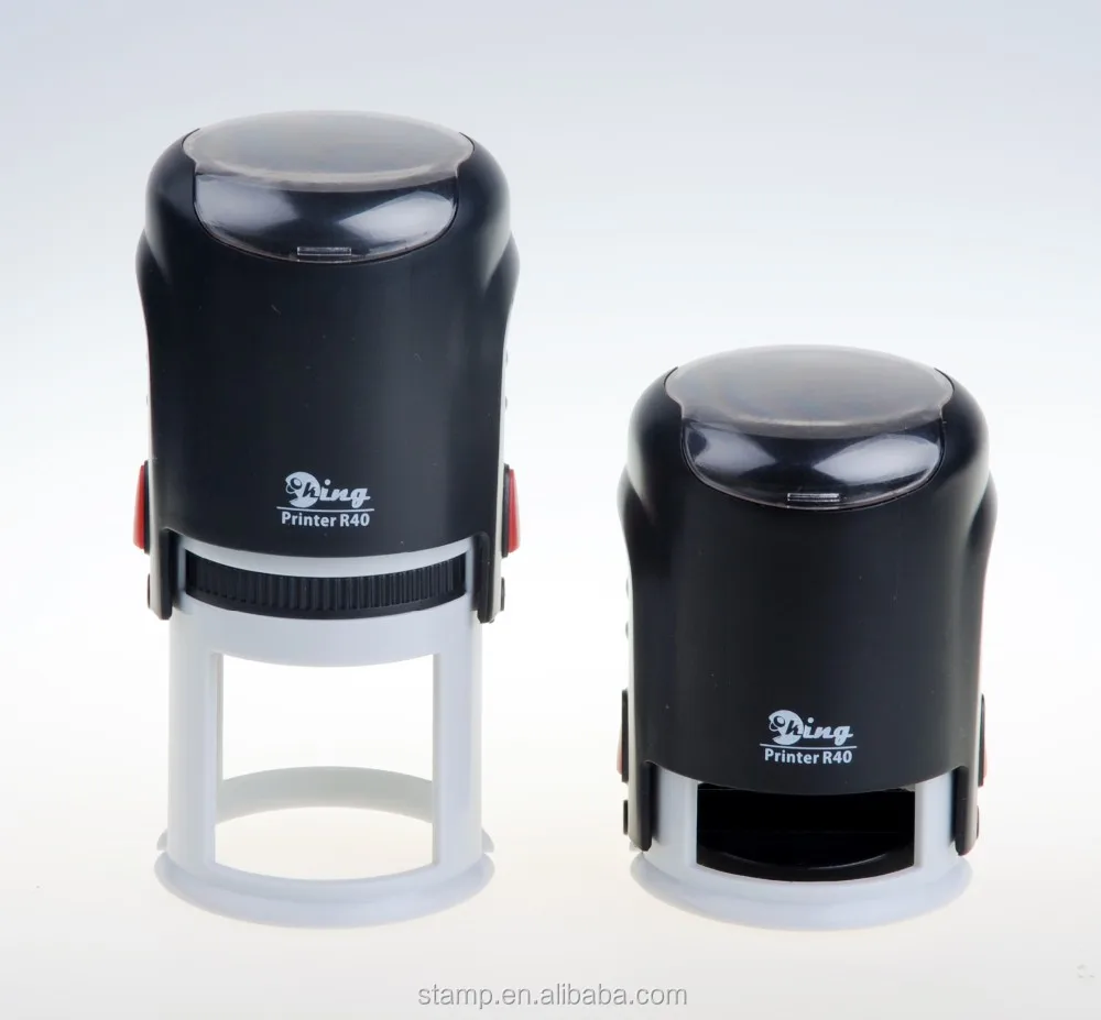 Customize Rubber Design Logo Plastic Blank Self-inking Stamp - Buy Diy ...