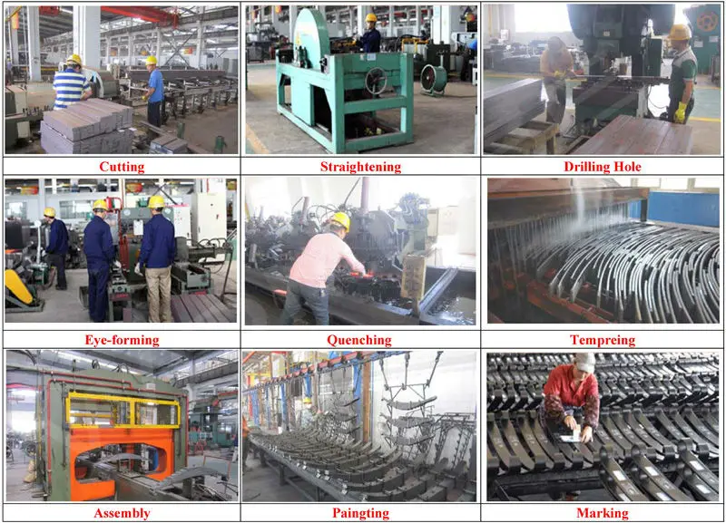 90 X 16 Suspension Leaf Spring for Semi Trailer and Truck