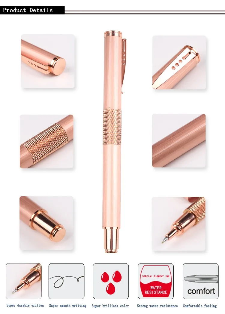 Promotional Metal Expensive Pen Ballpoint Branded Pens Customized Logo ...