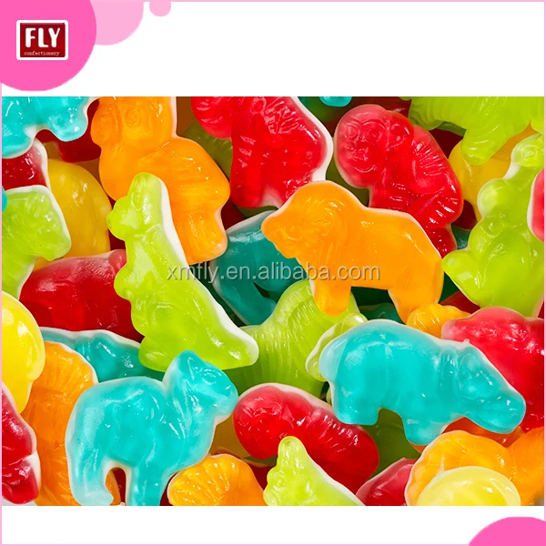 Hot Colorful Animal Shape Gummy Candy With Dinosaur Shape - Buy Animal ...