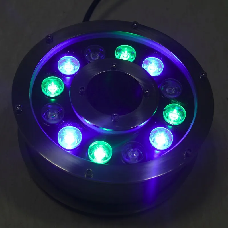Ip68 12w Circular Ring Fountain Light For Pool - Buy Ring Fountain ...