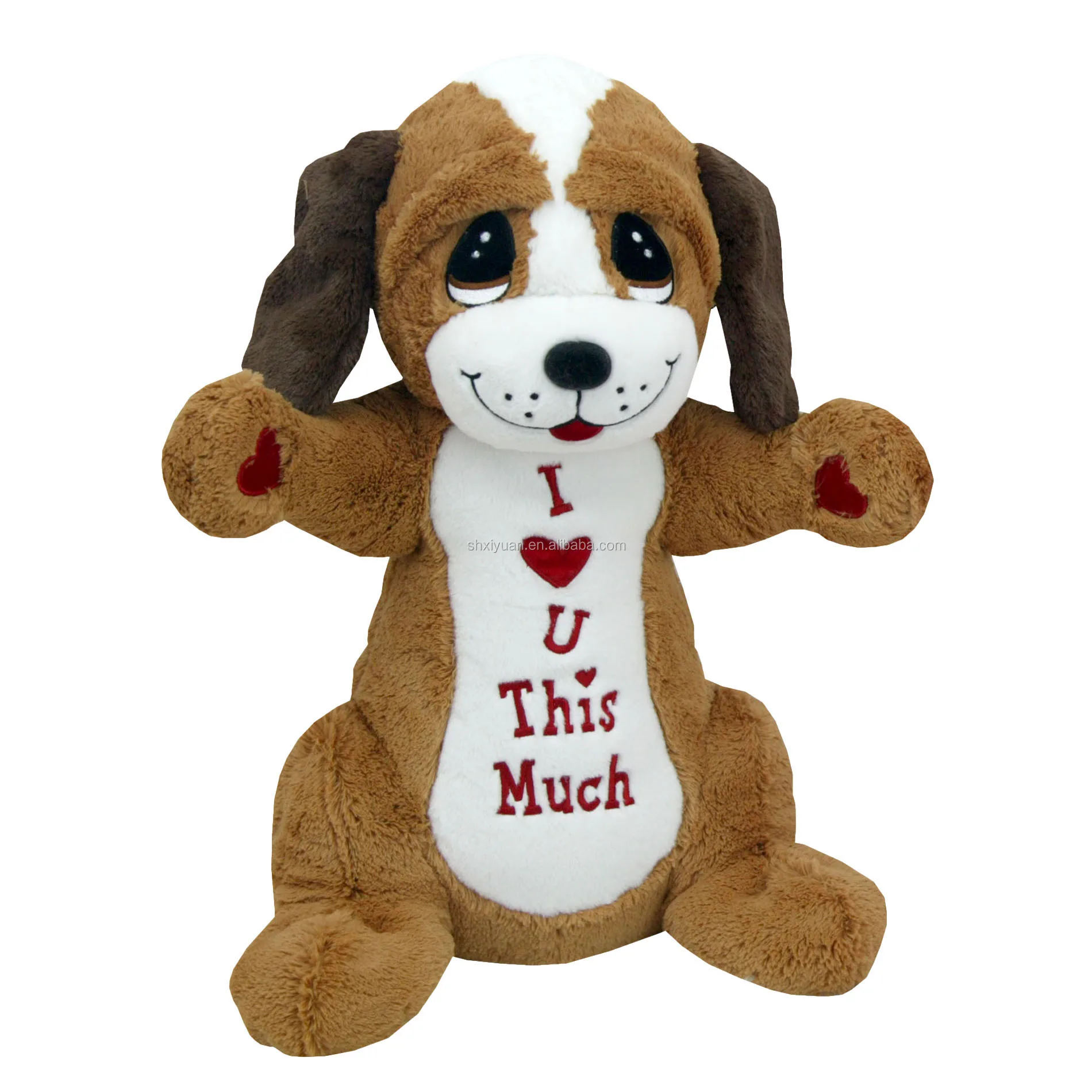 Romantic Toys Hugging Heart Anniversary Gifts Plush Fabric Valentine ...
