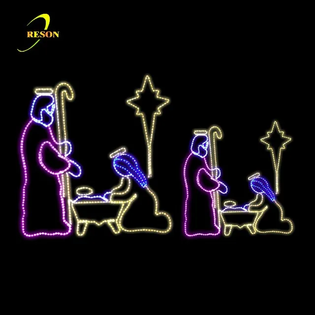 Christmas Decoration Rope Led Motif Light For Church - Buy Outdoor ...