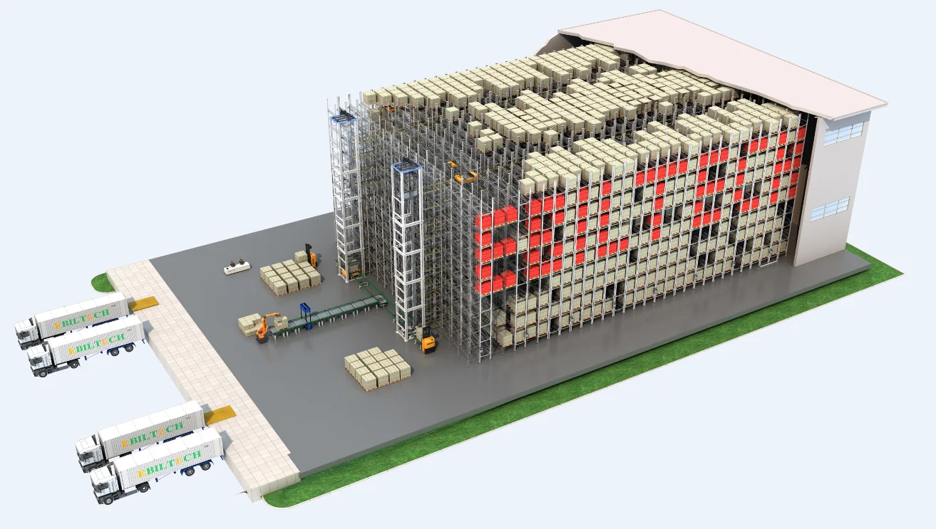 Automated ASRS System - Heavy Duty Storage Rack by Ebilmetal
