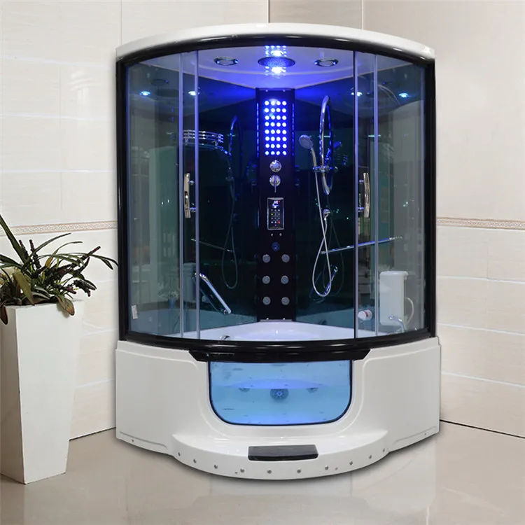 Woma Indoor Portable 2 Person Sauna Shower Steam Bath Room With Massage ...