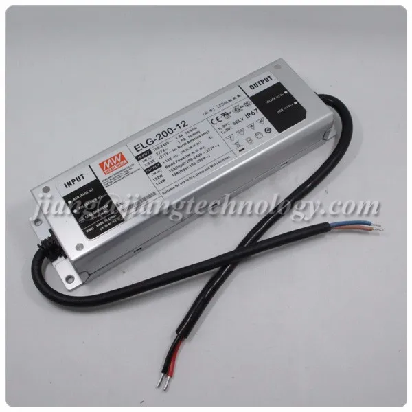 200 Watt Led Driver 48 Volt Mean Well Elg-200-48a Ip65 Led Power Supply ...